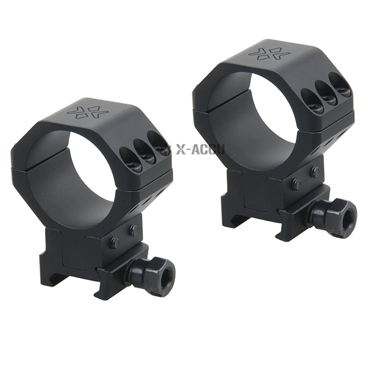 X-ACCU 34mm Adjustable Elevation Picatinny Rings - Vector Optics ...