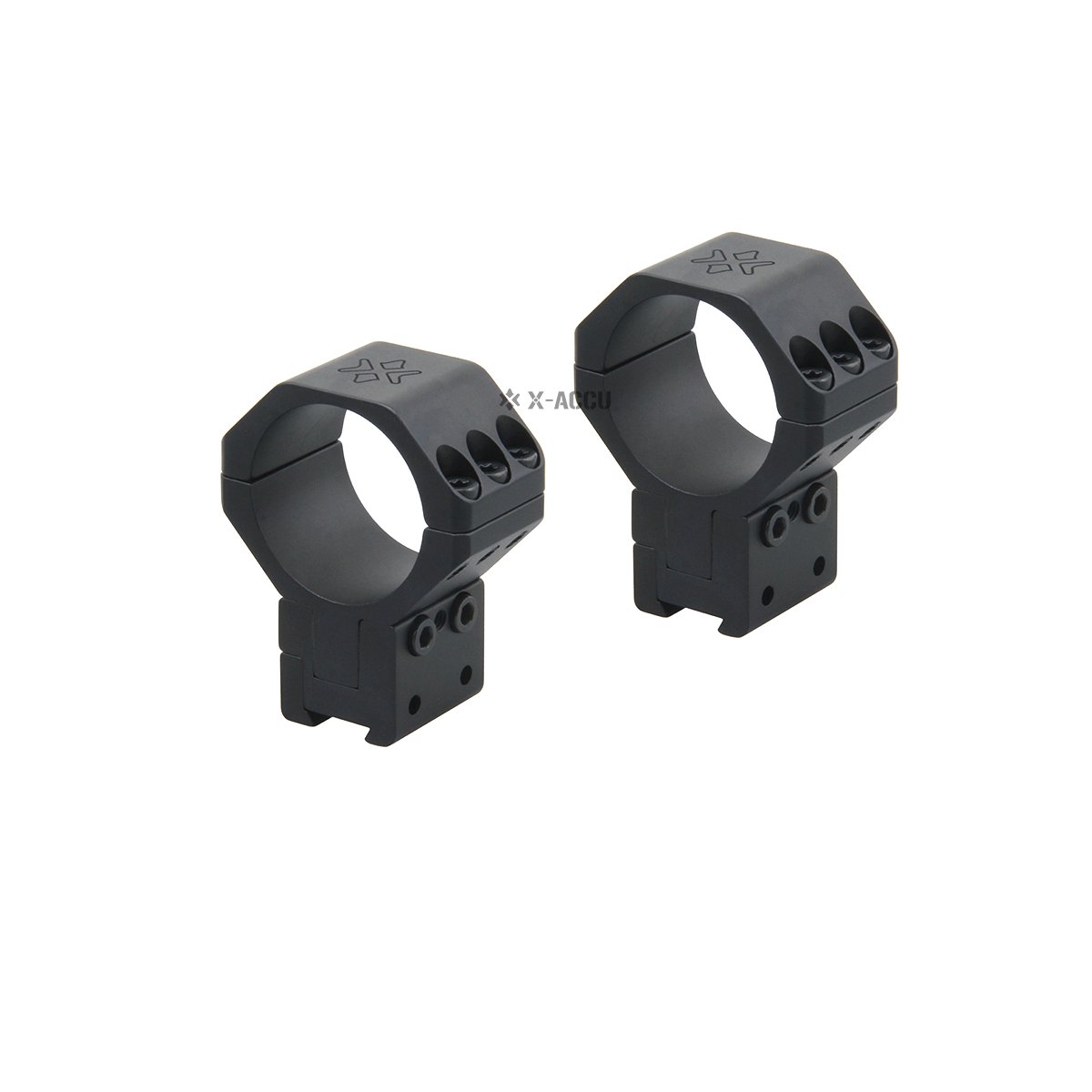 X-ACCU 34mm Adjustable Elevation Dovetail Rings – Vector Optics Global ...
